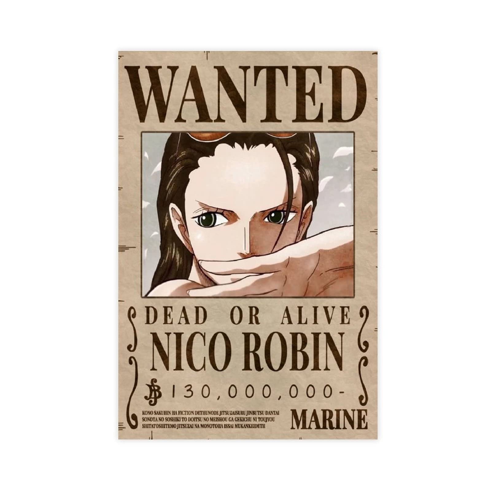 Nico Robin Wanted Poster