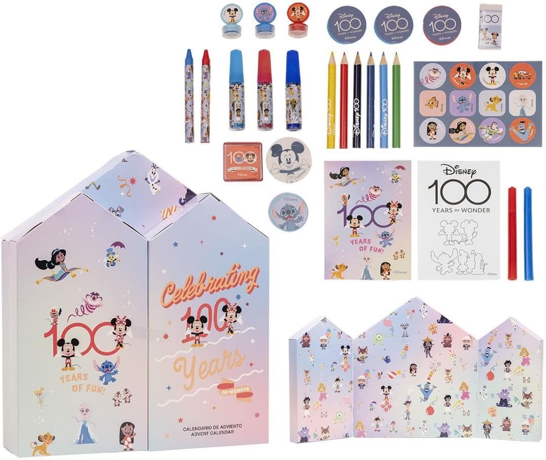 Disney Advent Calendar - 24 Surprises Before Christmas - Stationery ...