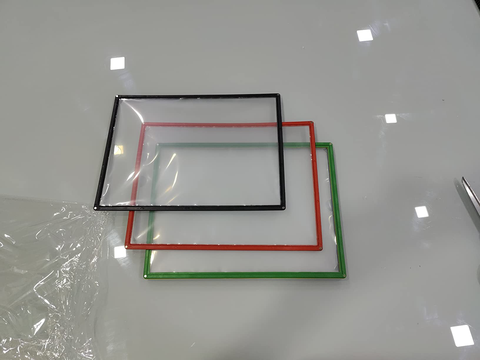 Infomate Multicolored A4 Paper Wall Hanging Display Pocket Documents ...