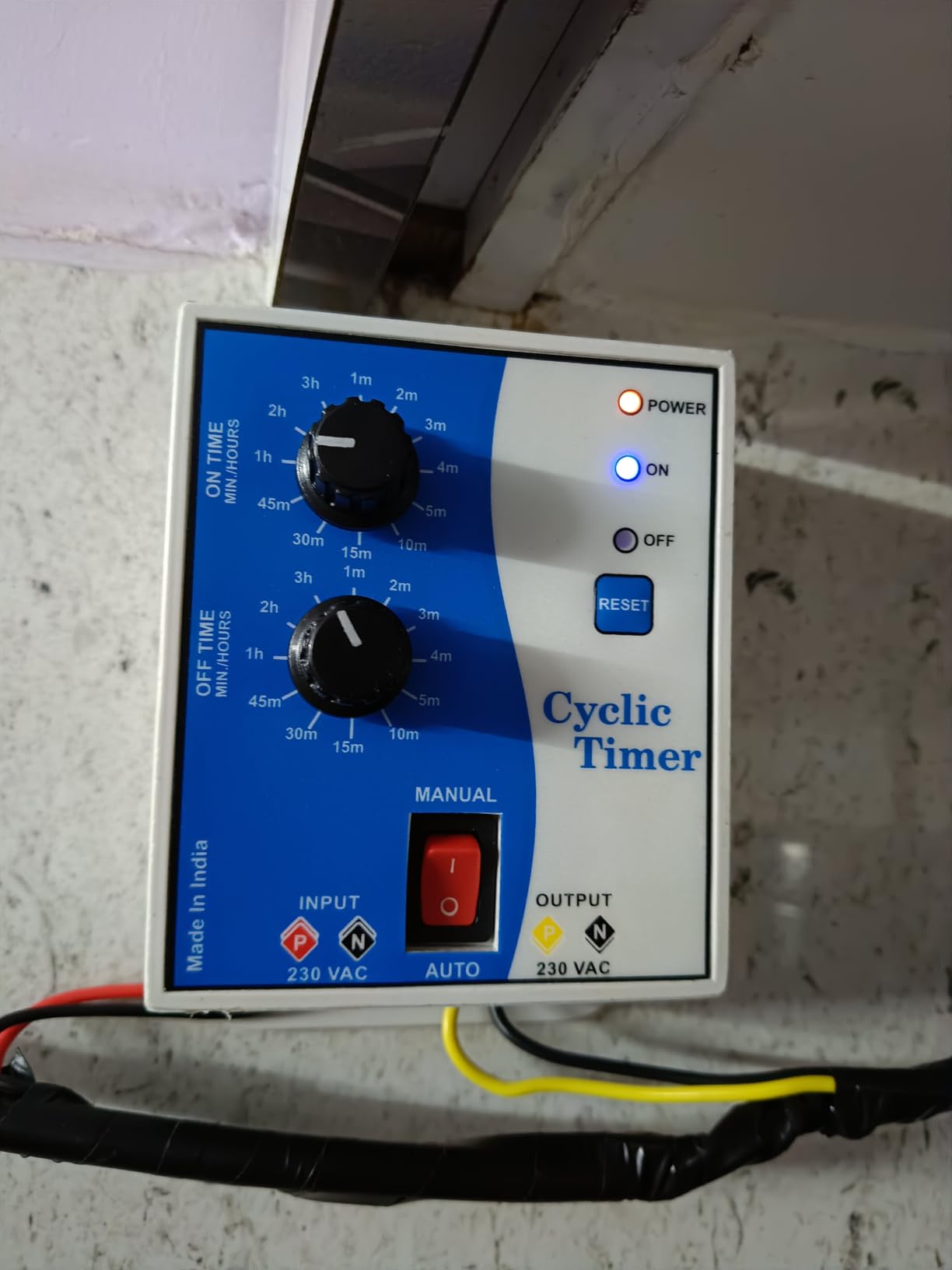 Unknown Single Phase (230VAc) Analog Cyclic Timer/Hydrophonic Timer/Fogger timer/16Amps Capacity ...