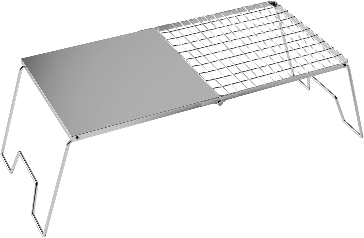 Amazon.com : Folding Campfire Grill, 23.6" Heavy Duty Stainless Steel ...