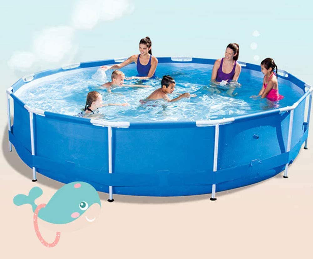 10ft 30in Swimming Pool Round Frame Above Ground Pool Set | Desertcart ...