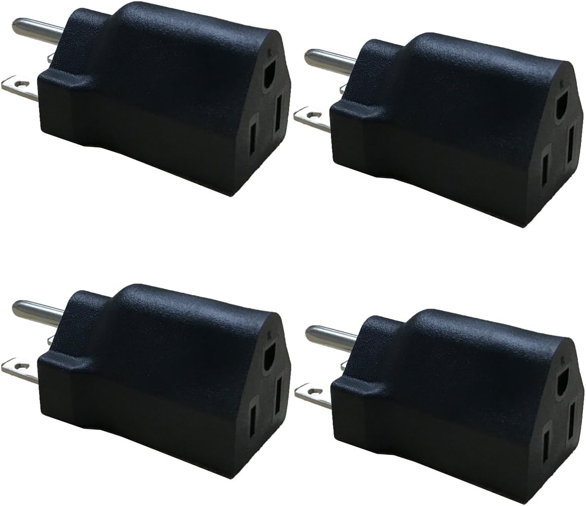 Amazon.com: BloomGrow US Plug Adapter 120V to 240V Black Plug Converter ...