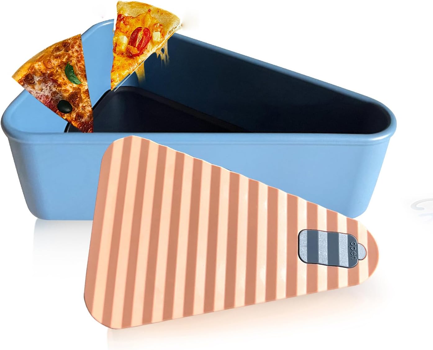 Amazon.com: Gwydre Pizza Leftover Storage Container with 2 Trays ...