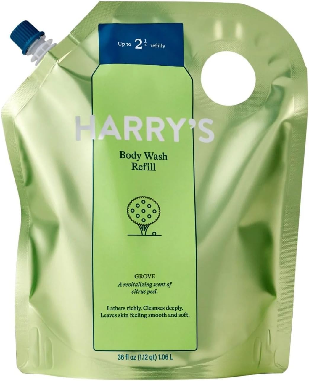 Amazon.com : Harry's Men's Body Wash Refill, Grove Scent, 36 Fl Oz ...