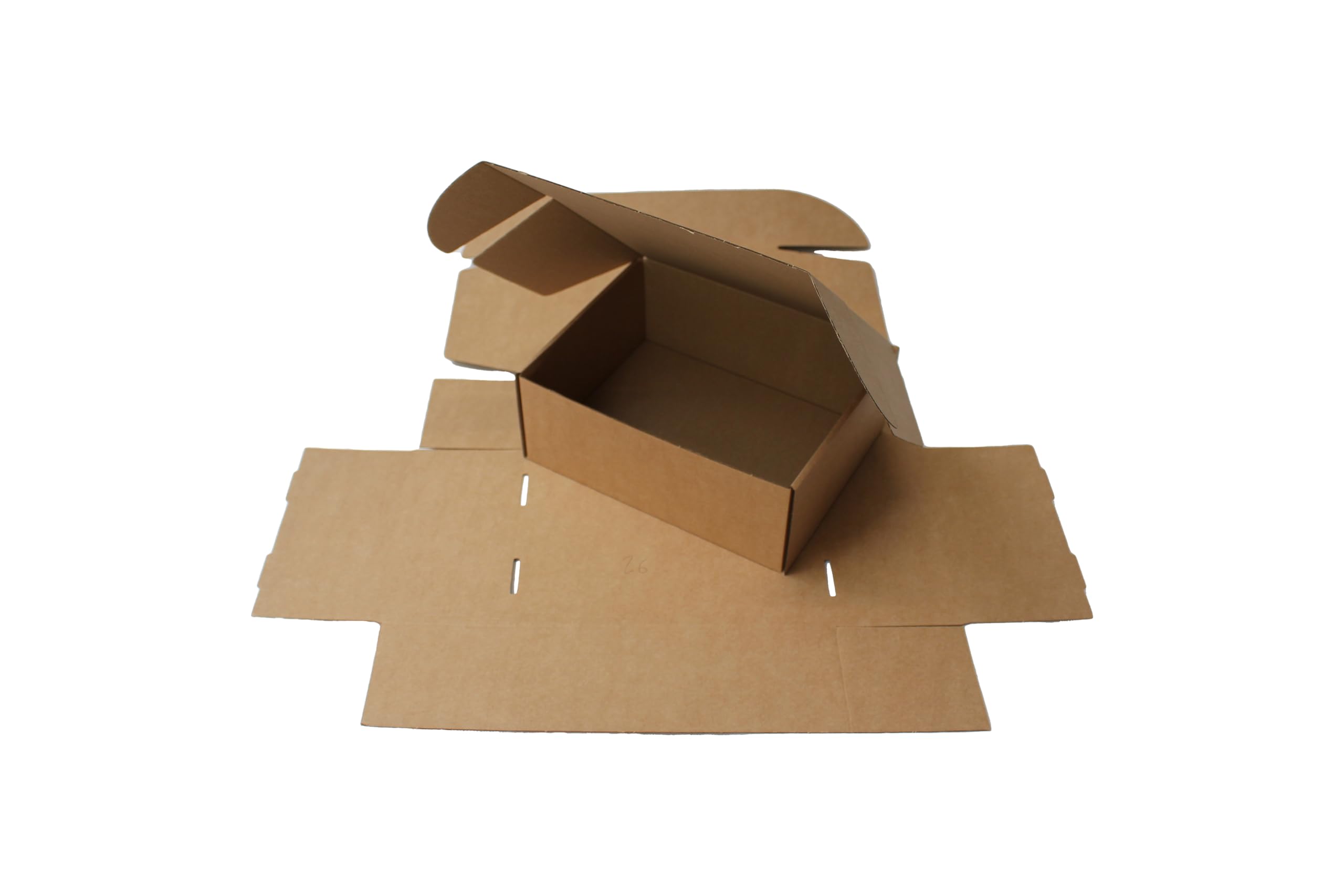 TPBK26 Postal Box 250x200x100mm 9.8x7.9x3.9" Trojan Brown Kraft Small ...