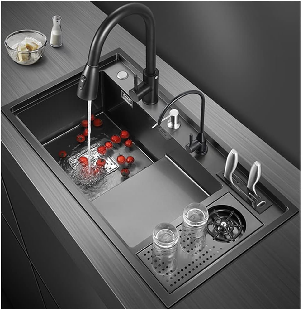 Fregadero De Cocina, Fregadero De Barra De Acero Inoxidable 304 ...