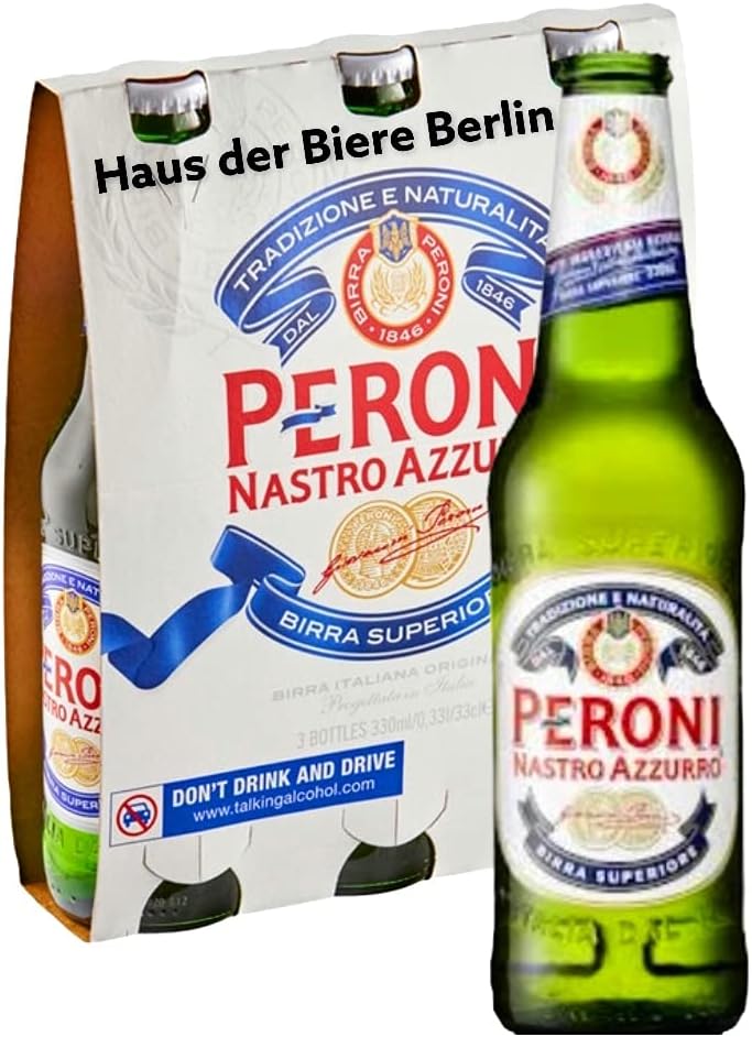 BIERE - PERONI NASTRO AZZURRO 6 * 33CL : Amazon.fr: Epicerie
