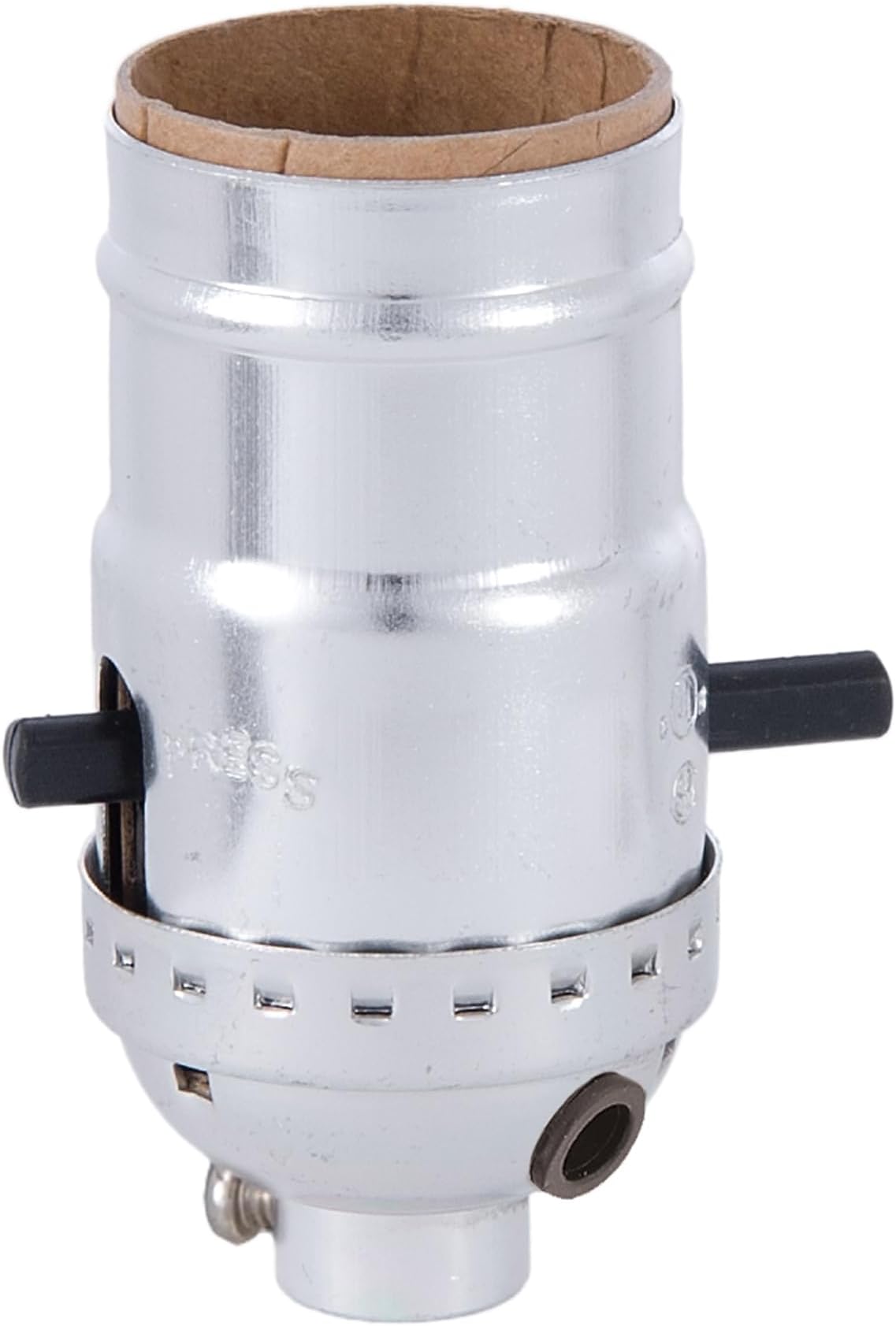 Amazon.com: B&P Lamp® Push-Thru Med. Base Socket with Antique Brass ...