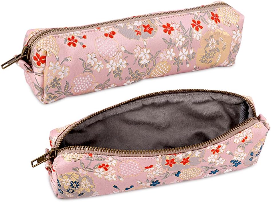 Amazon.com: iSuperb Vintage Pencil Case Embroidery Pen Pouch Zipper ...