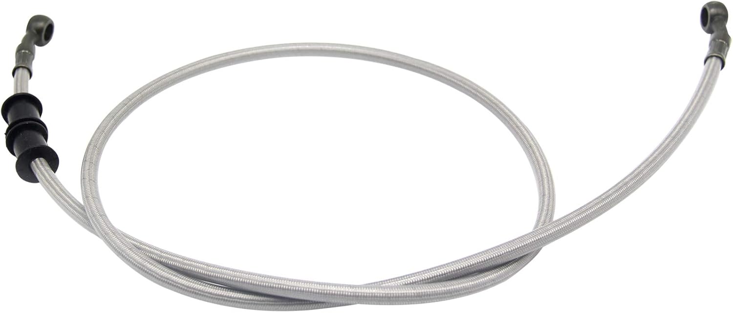 Amazon.com: Stainless Steel Braided Brake Line - Motorcycle Brake Hose ...