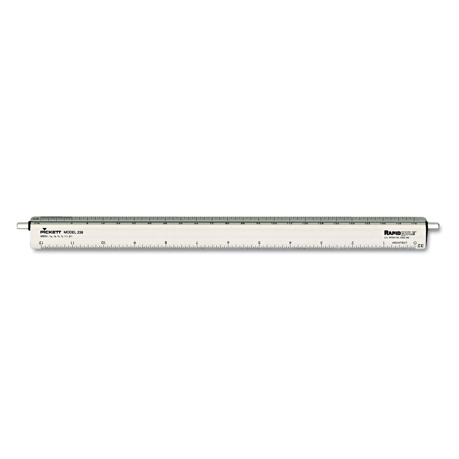 Snapklik.com : Chartpak 238 Adjustable Triangular Scale Aluminum ...