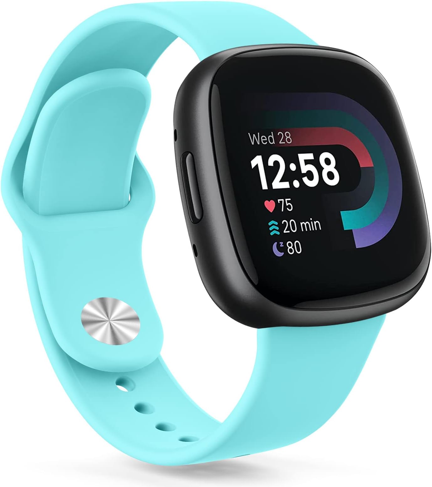 Amazon.com: AK Silicone Bands Compatible with Fitbit Versa 4 Bands ...