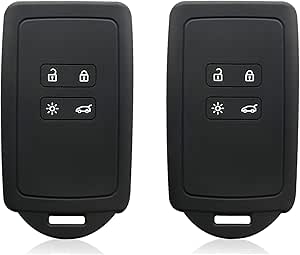 Kelay 2pcs RENAULT Key Card Case For Renault Arkana Captur Trafic Clio ...