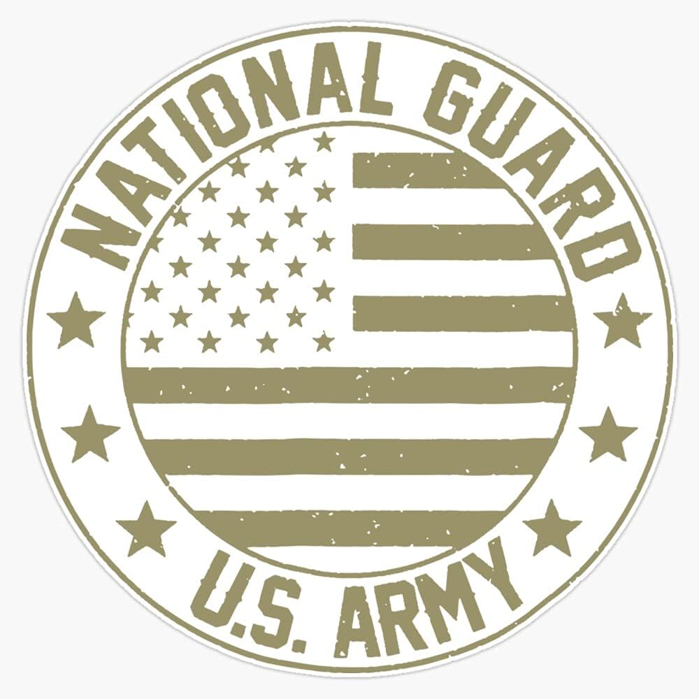 Amazon.com: National Guard Seal Logo Military Vinyl Decal Sticker for ...