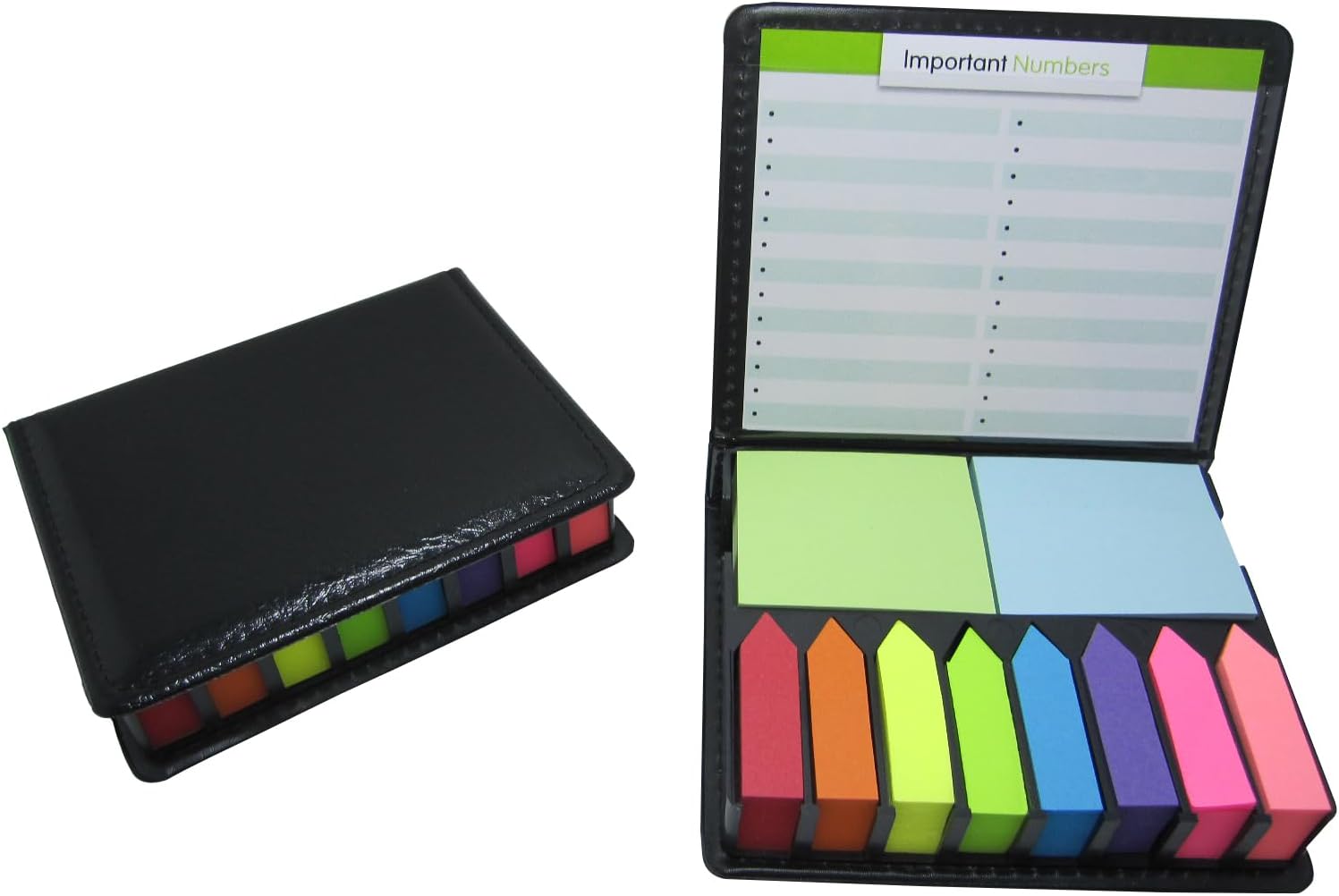 Amazon.com : Design Gifts Sticky Note Pad Folder - Blue, Includes ...