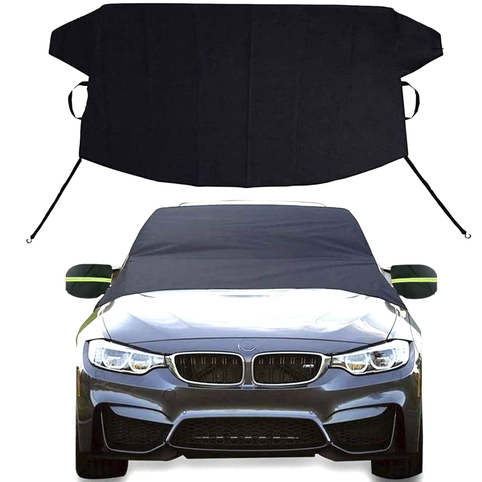 Winter car Windshield and Mirror Snow Cover, Large Size Thickened Frost ...