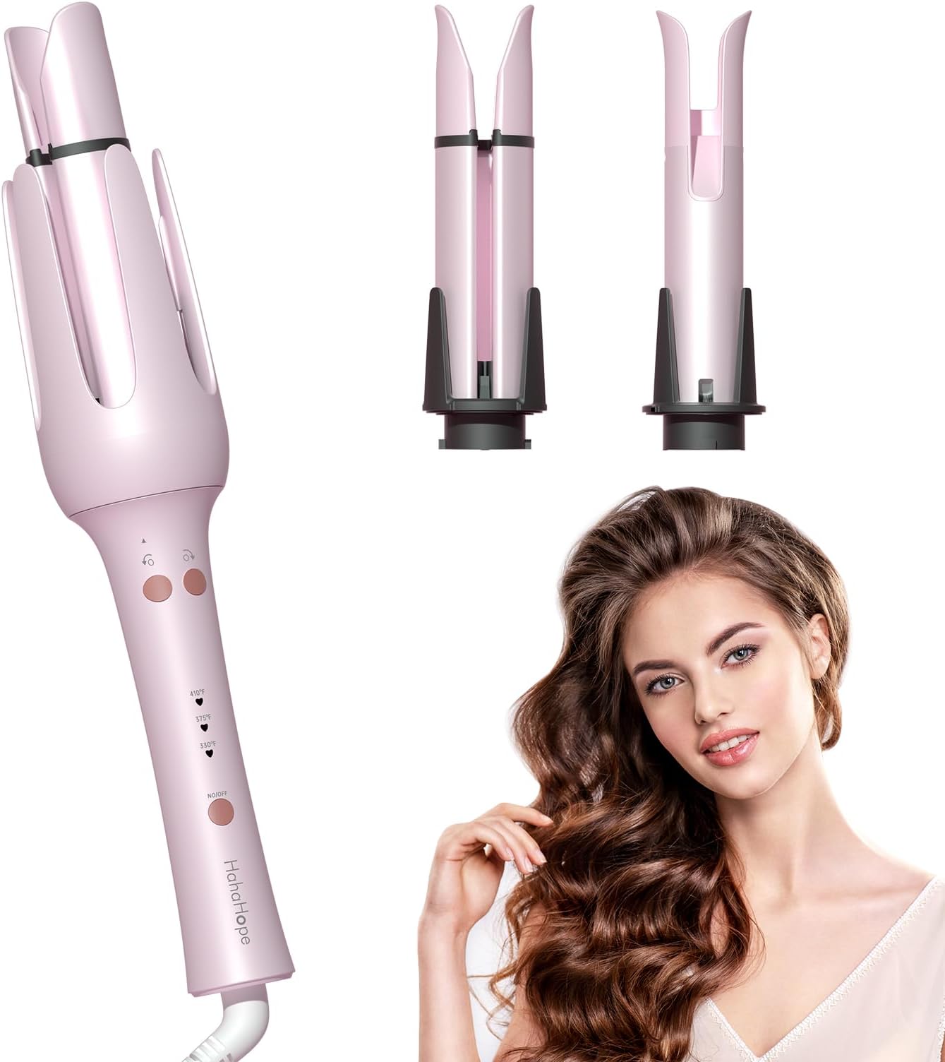Amazon.com: webeauty Rotating Curling Iron Hair Curler: Instant Heat ...