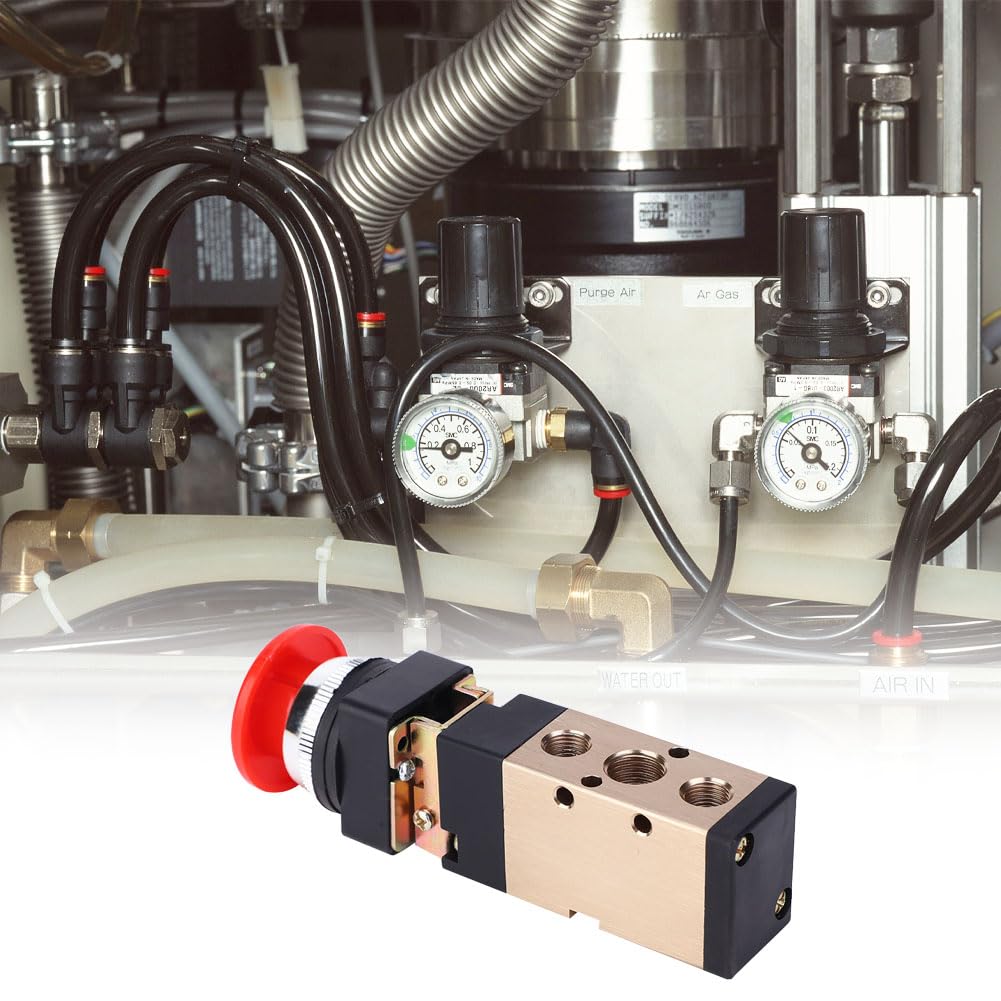 Snapklik.com : MV-10A Pneumatic Mechanical Valve 2 Position 5 Way ...