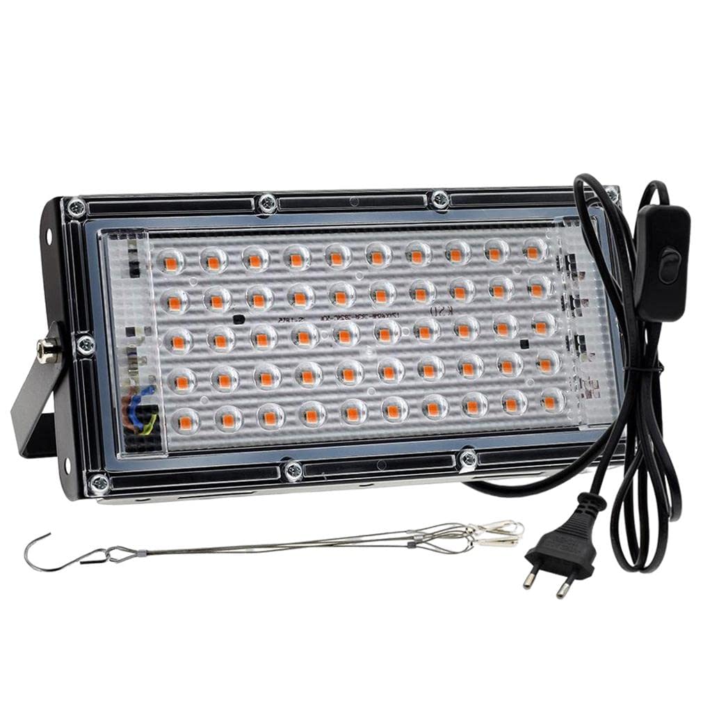 UJEAVETTE 50W/100W LED Grow Light Full Spectrum for Hydroponic Indoor ...