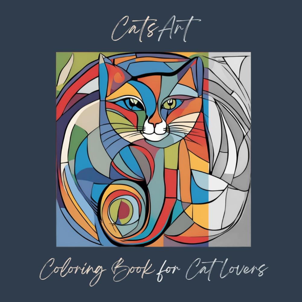 Amazon.com: CatsArt - Coloring Book for Cat Lovers: 60 Abstract Cat ...