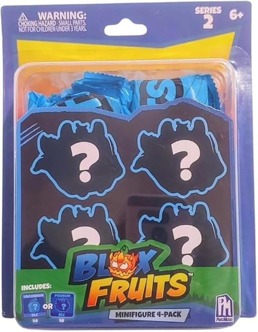 Amazon.com: BLOX Fruits Series 2 Minifigure 4-Pack with Uncommon or ...