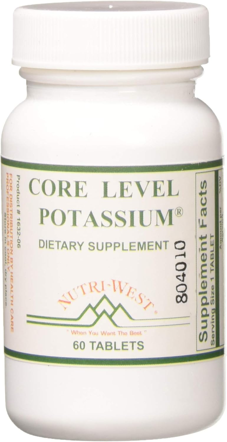 Amazon.com: Core Level Potassium - 60 Tablets by Nutri West : Health ...