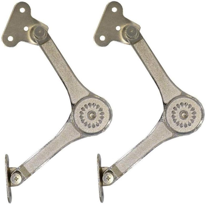 Folding Lid Support Hinge w/Soft Close, Adjustable Lift Up Stay Support ...