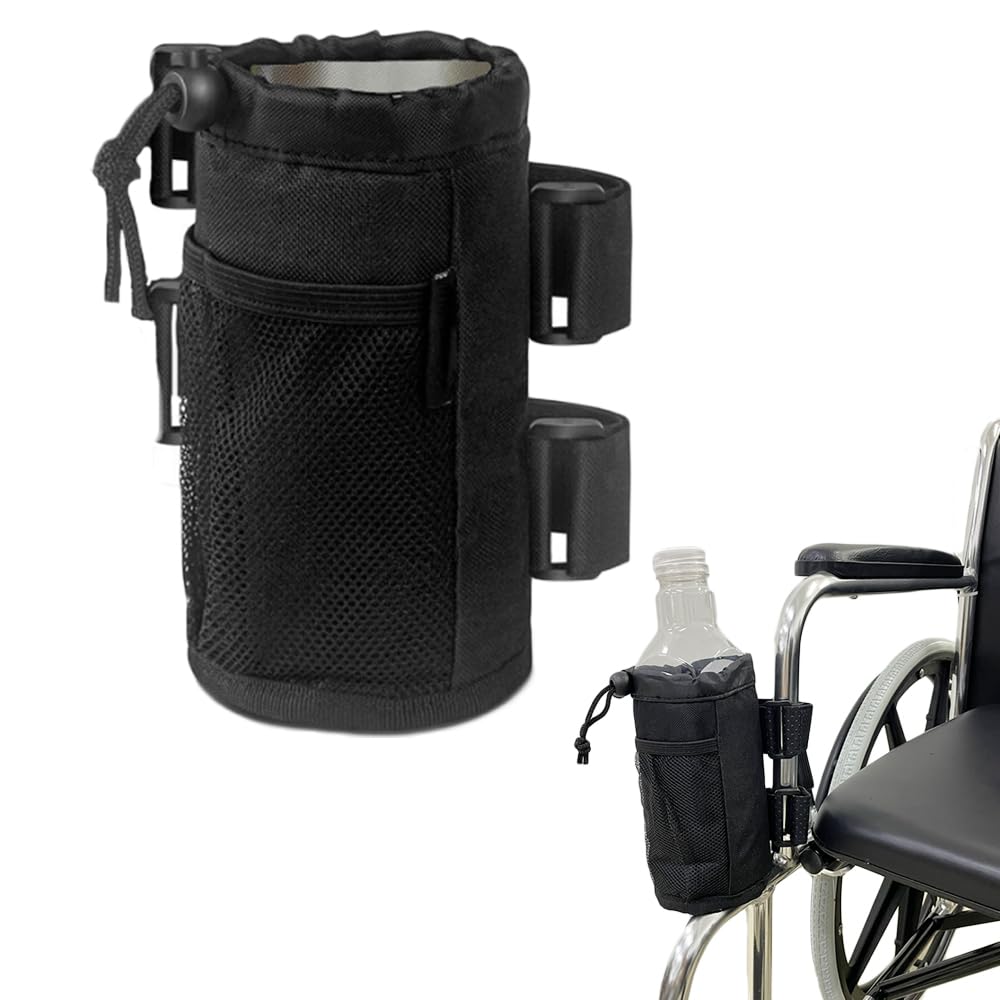 Cup Holder for Wheelchair, Walker, Mobility Scooter, Rollator ...