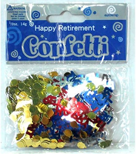 Pack Of Foil Happy Retirement Confetti 13 Packs : Amazon.ca: Home