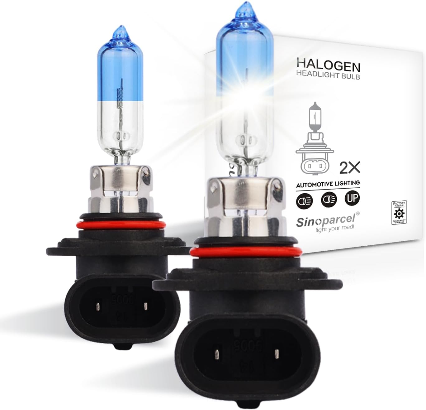 Sinoparcel HIR2/9012 Halogen High and Low Beam Headlight, Replacement ...