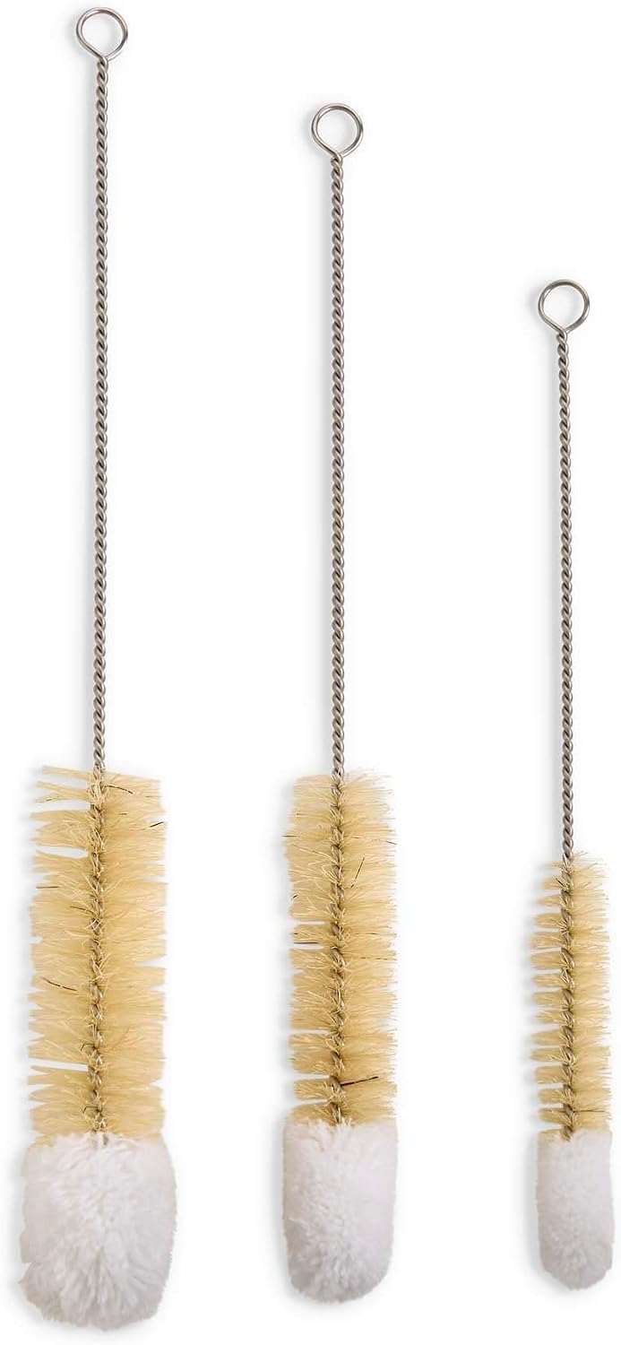 Amazon.com: HIC Kitchen Soft-Tip Cleaning Brushes, Non-Scratch ...