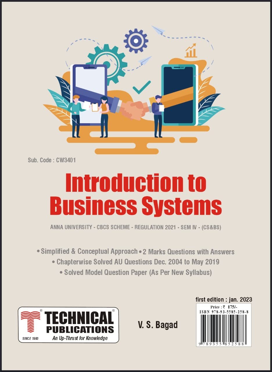 Amazon.in: Buy Introduction to Business Systems for BE Anna University ...