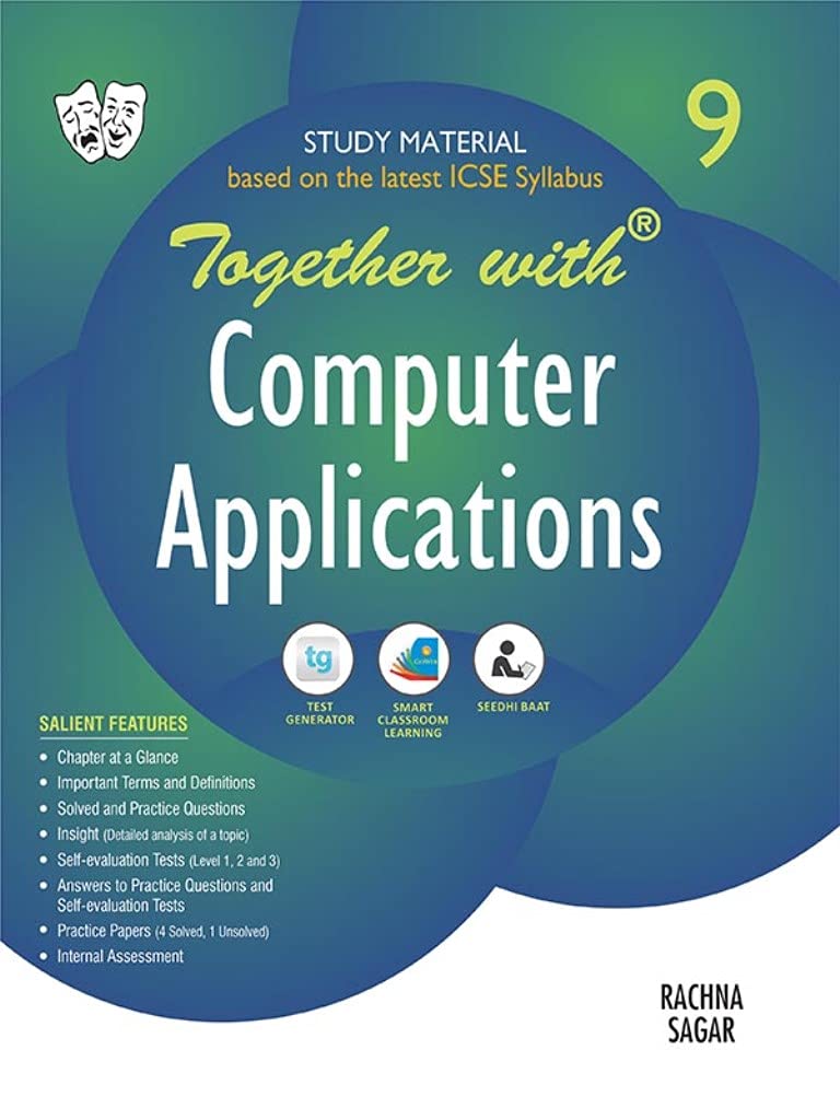 Together with ICSE Computer Application Study Material for Class 9 : Ms ...