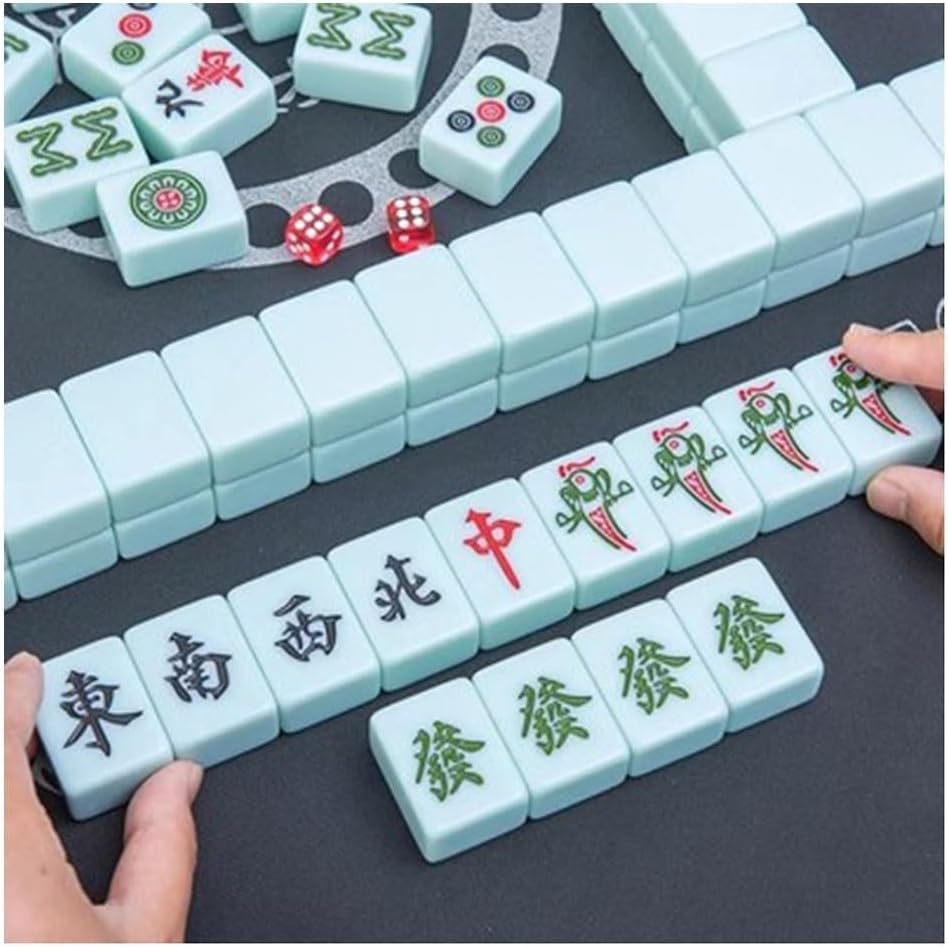 Amazon.co.jp: Mahjong Tiles Chinese Professional Mahjong Set ...