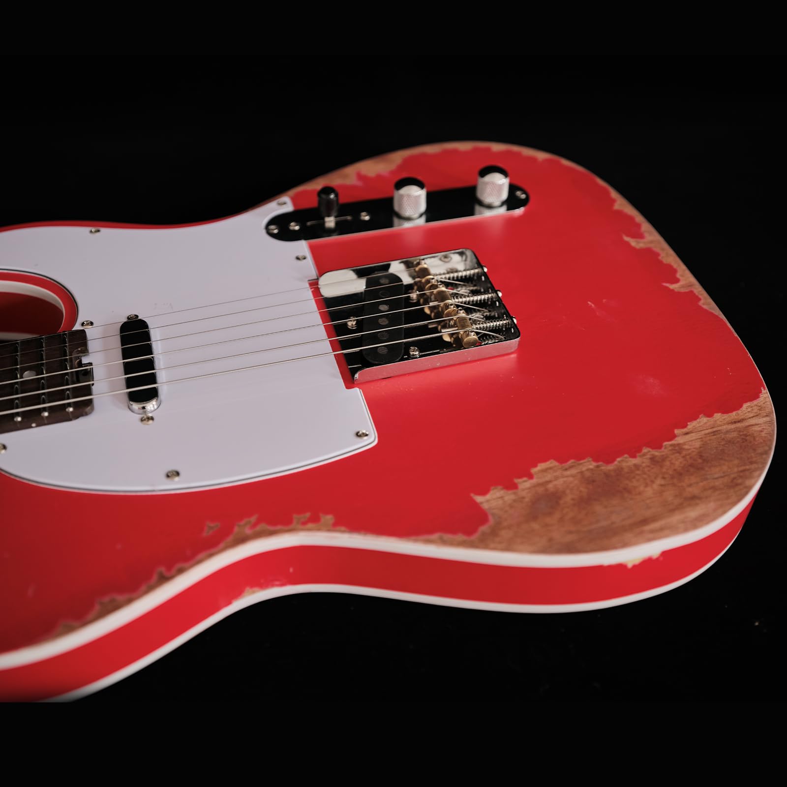 Snapklik.com : Relic Electric Guitar, Mahogany Body, Carbonized Maple ...