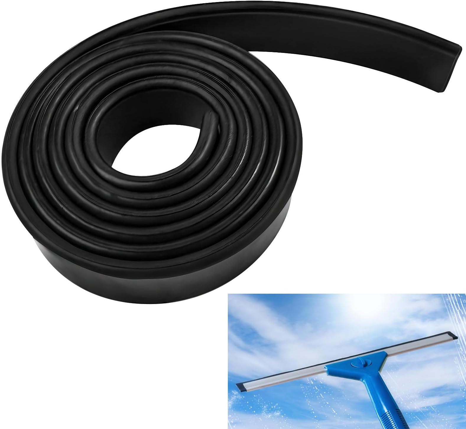 Amazon.com: Ettore Replacement Squeegee Rubber, 12-Inch : Health ...