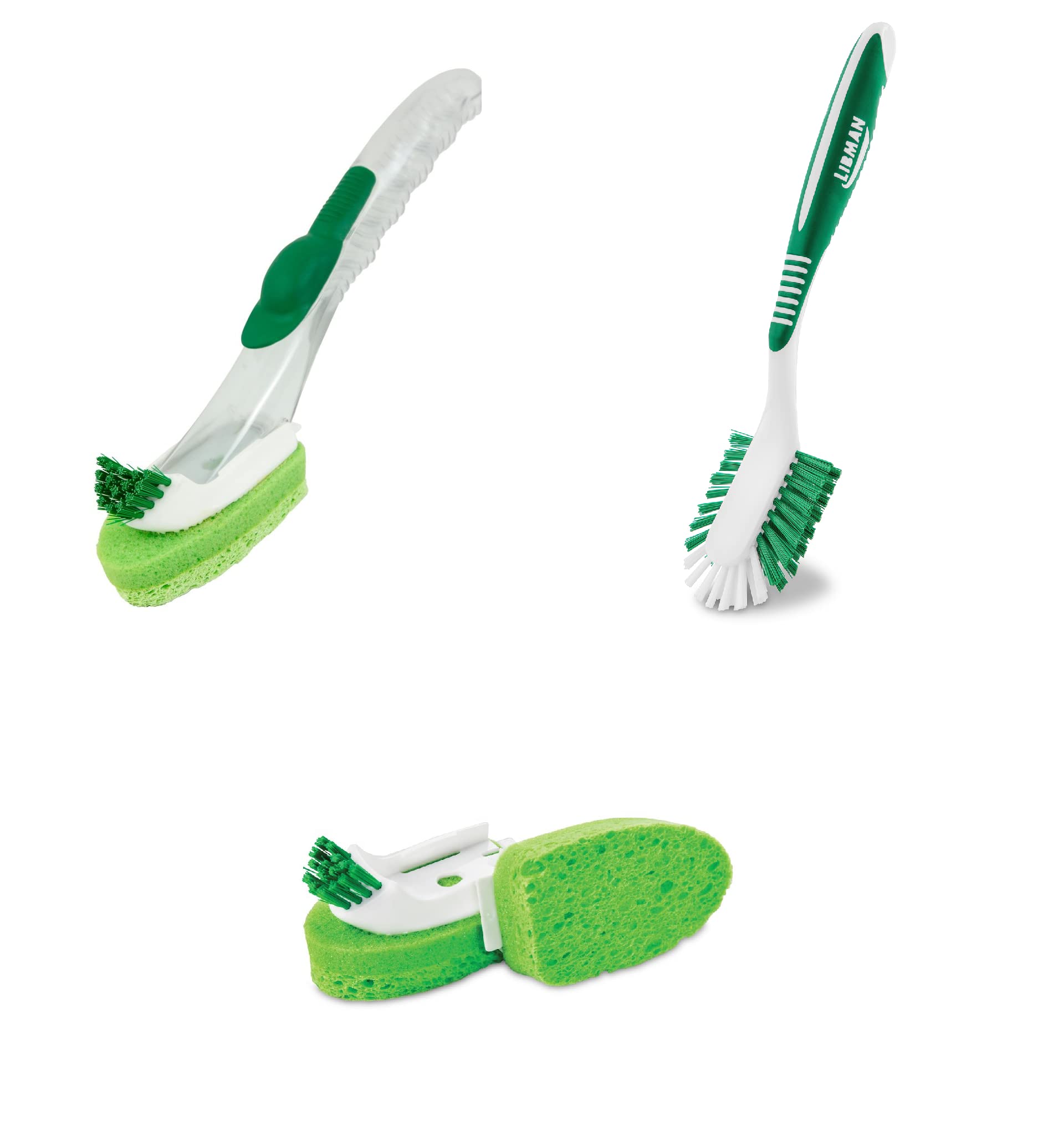 Amazon.com: Libman Glass and Dish Wand Scrub Brush Bundle with All ...