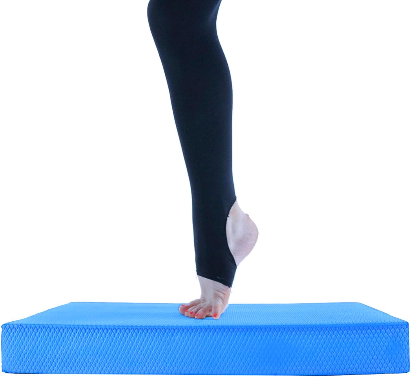 Amazon.com : Dark Blue Balance Pad - Durable Rubber Wobble Cushion for ...