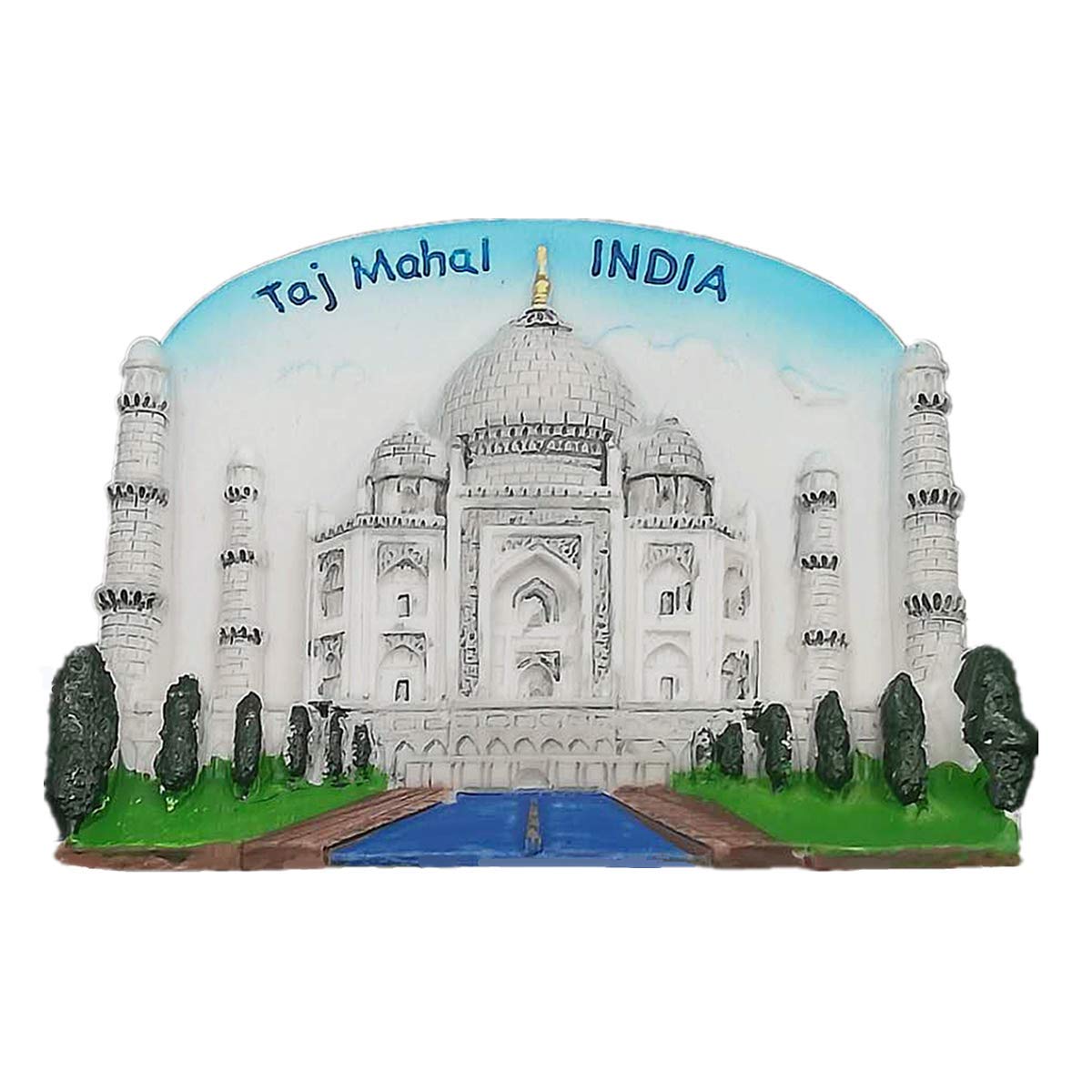 Buy 3D Taj Mahal India Souvenir Fridge Magnet,Home & Kitchen Decoration ...
