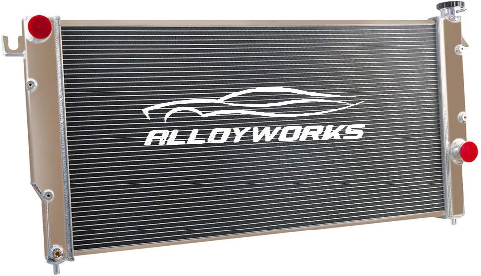 Amazon.com: ALLOYWORKS CU1553 Full Aluminum Radiator for 1994-2002 ...