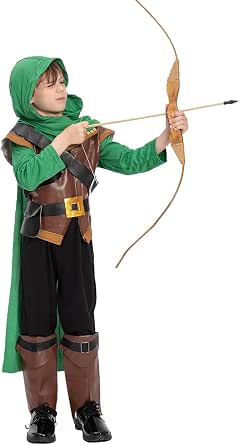 Amazon.com: JAZGROM robin hood Costume for Boys Halloween Luxury ...