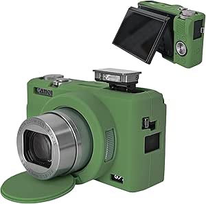 Amazon.com : MUZIRI KINOKOO Soft Silicone Case for Canon G7X Mark III ...