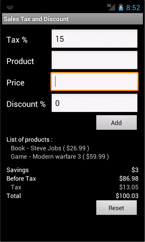 Discount and Sales Tax - App on Amazon Appstore