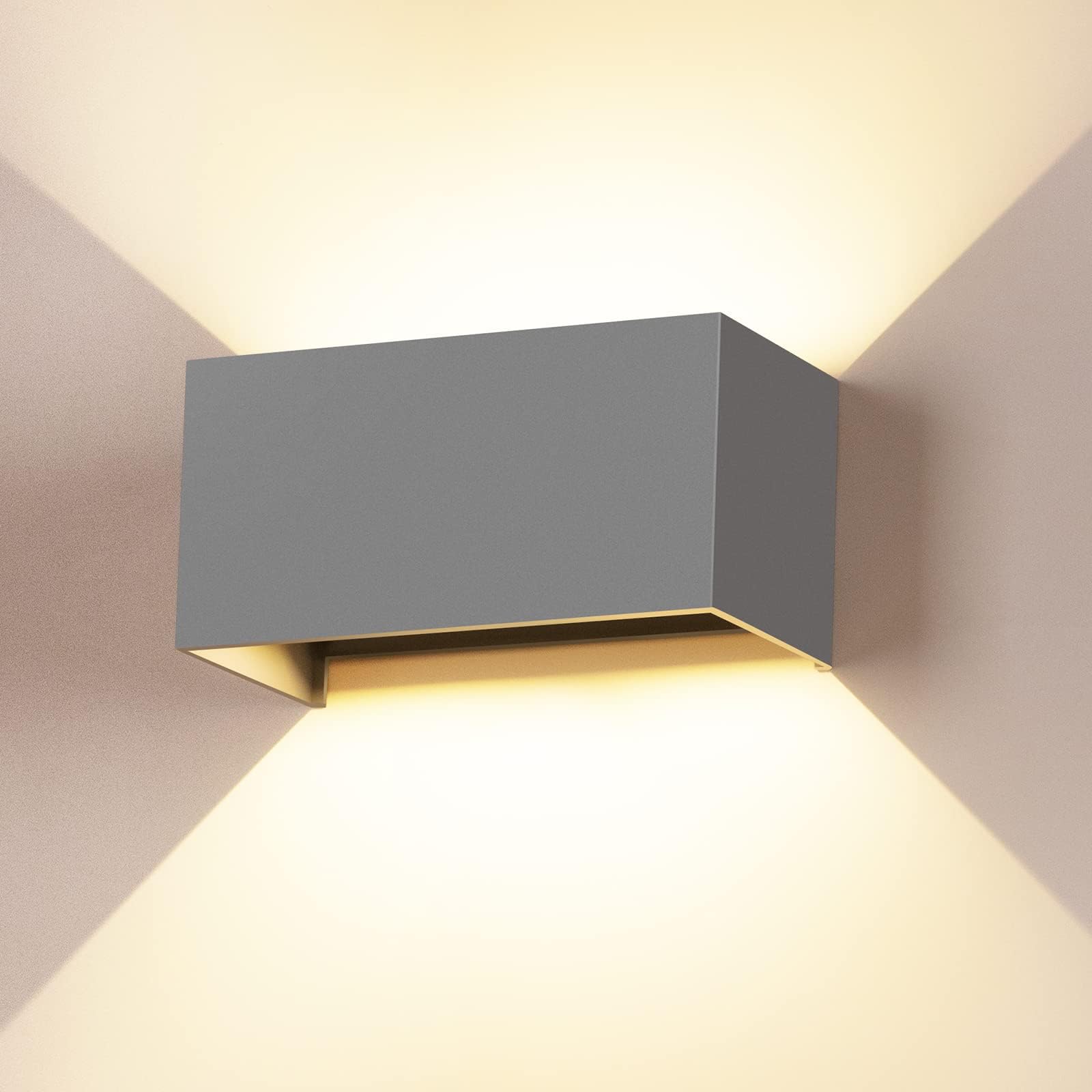 Cwycfw 24W Applique Murale LED 3000K Blanc Chaud Appliques Murales ...