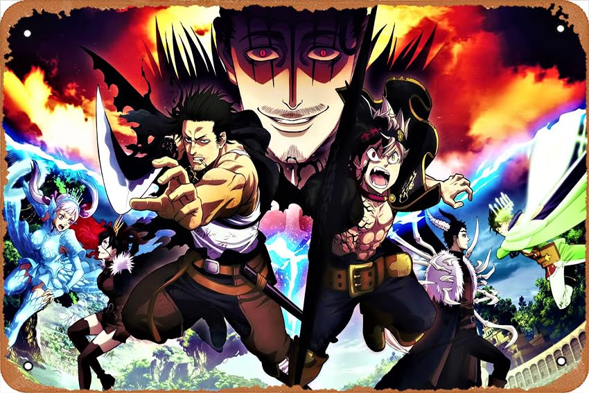 Amazon.com: Noelle Silva, Asta (Black Clover), Yami Sukehiro, Yuno ...