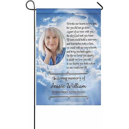 Amazon.com : MyPupSocks Custom in Loving Memory Flags, Personalized ...