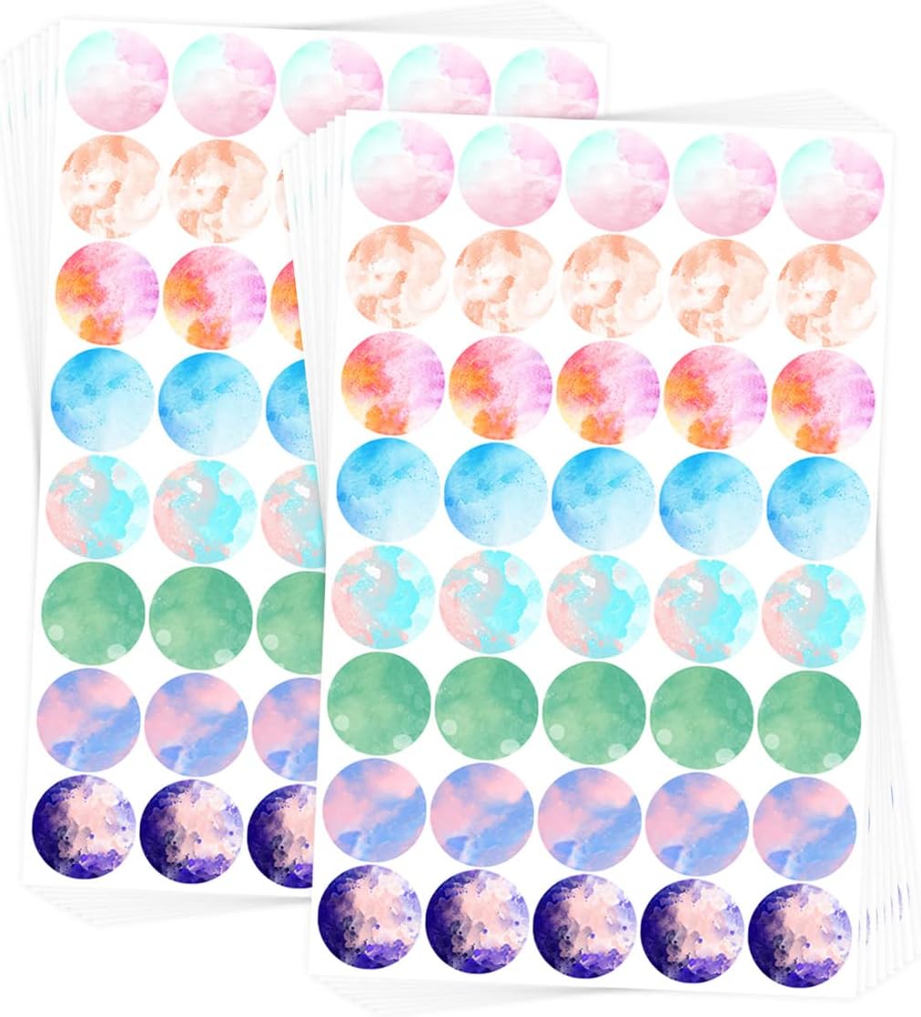 Amazon.com: Color Coding Labels Circle Dot Stickers, 3/4 Inch Adhesive ...