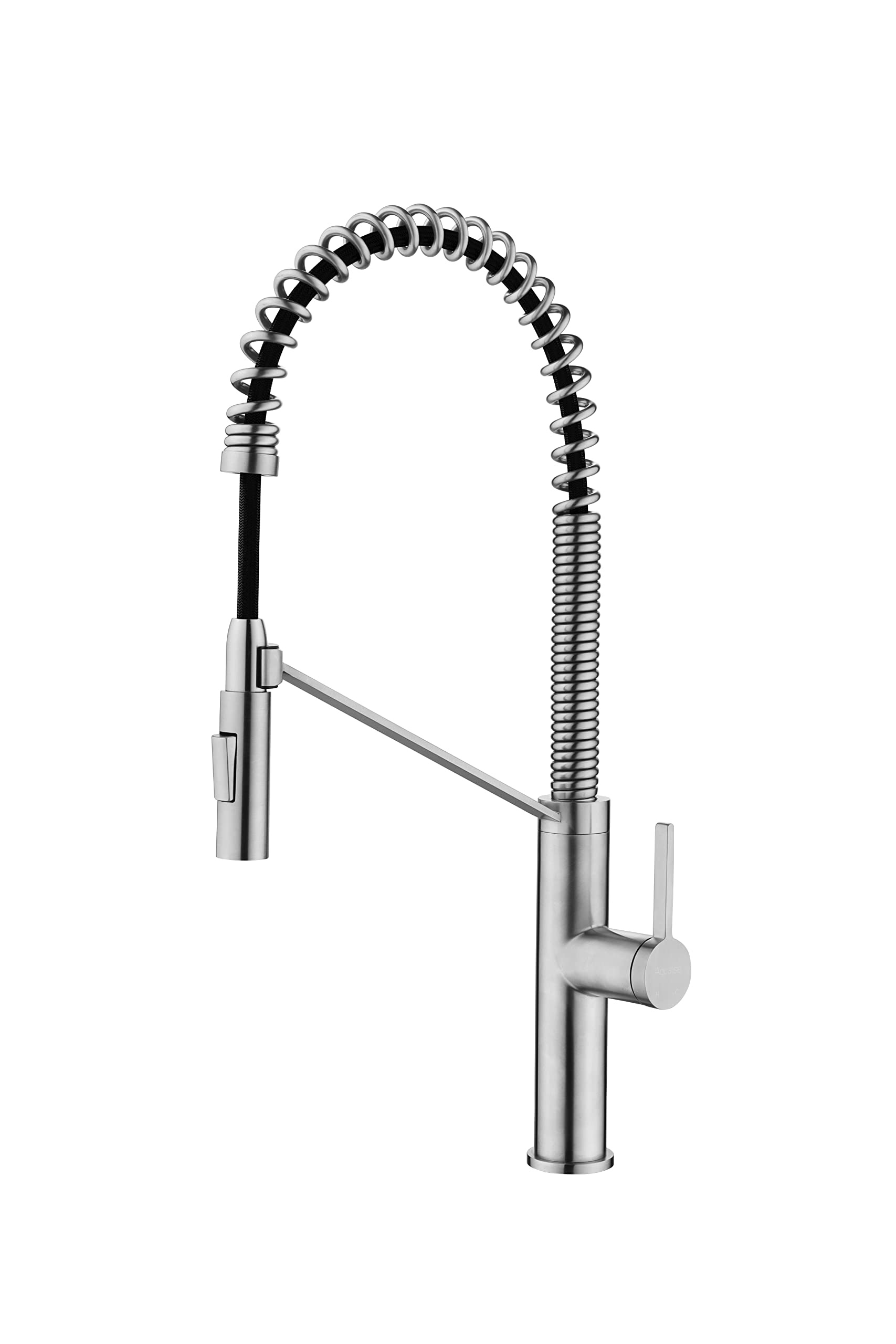 AQUALISE Kitchen Faucet with Pull Down Sprayer - Commercial Style ...