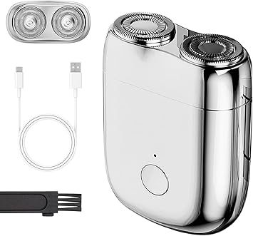 Amazon.com: New Model Mini Dual-Head Electric Shaver, Dual Head Shaver ...